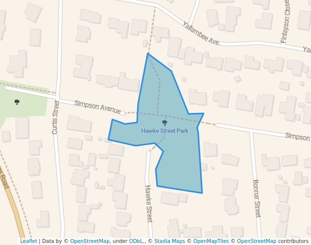 Hawke Street Park in Armidale | Map and Routes
