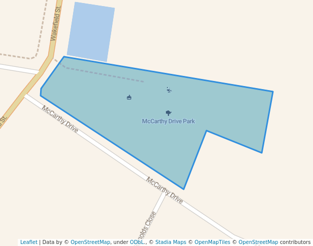 McCarthy Drive Park in Woombye | Map and Routes
