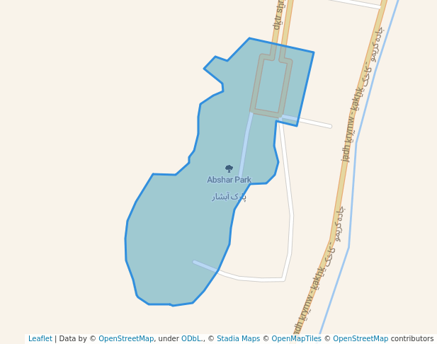 Abshar Park in Kakhk | Map and Routes