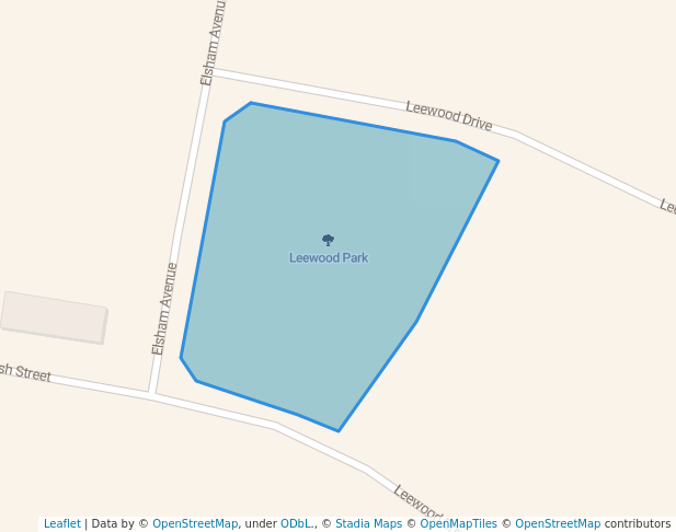 Leewood Park in Orange | Map and Routes