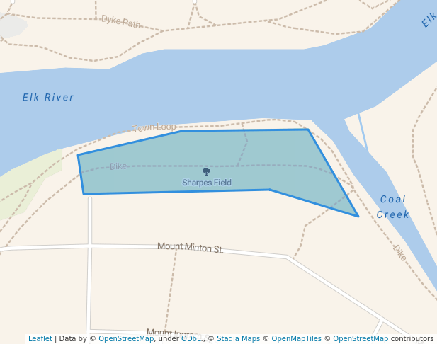 Sharpes Field in Fernie | Map and Routes