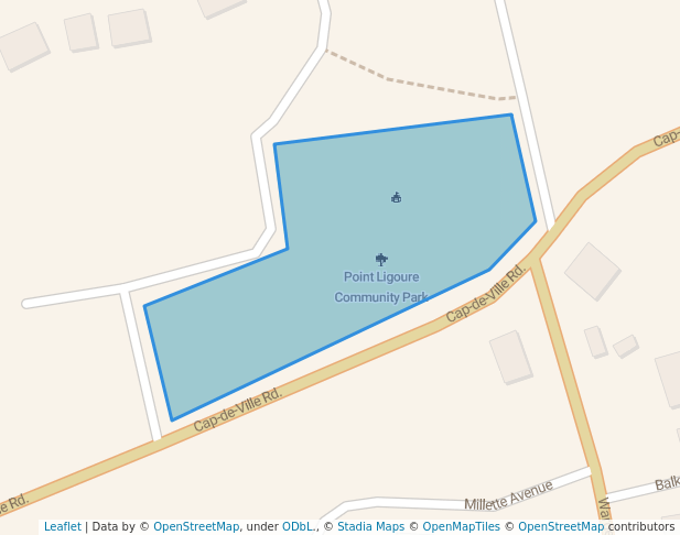 Point Ligoure Community Park in Point Fortin | Map and Routes