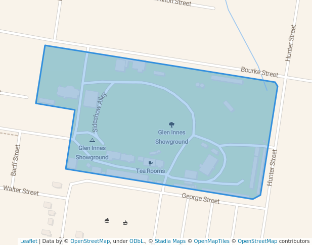 Glen Innes Showground in Glen Innes | Map and Routes