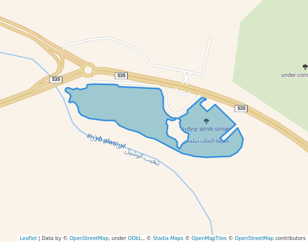 حديقة الملك سلمان in Al Hawtah | Map and Routes