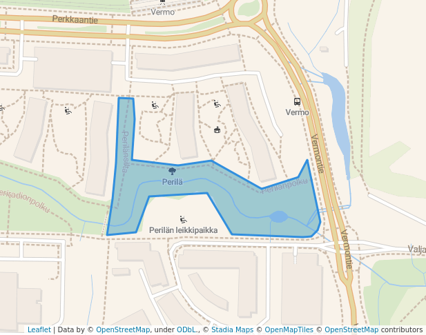 Perilä in Esbo | Map and Routes