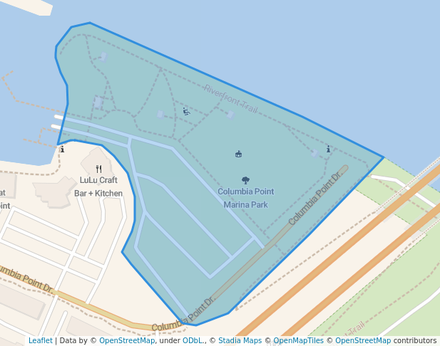 Columbia Point Marina Park in Richland | Map and Routes