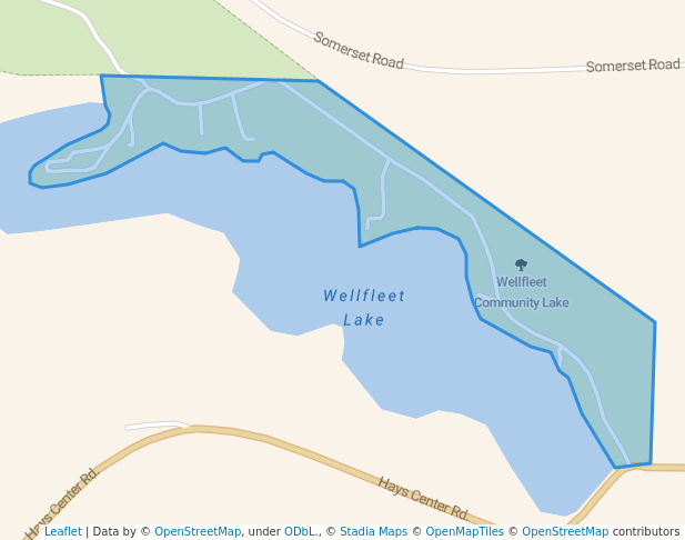 Wellfleet Community Lake in Wellfleet | Map and Routes
