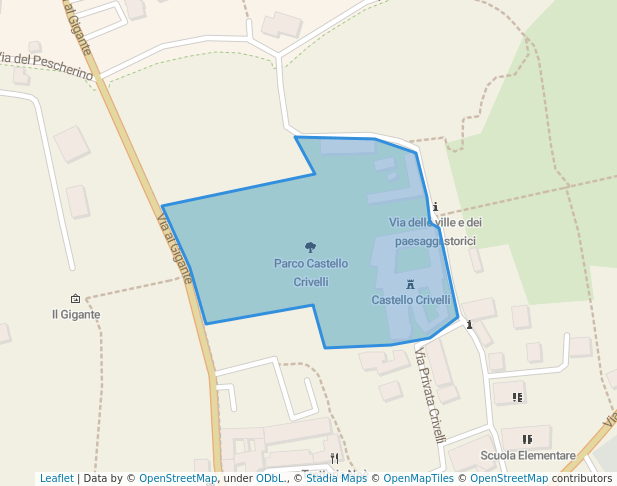 Parco Castello Crivelli in Inverigo | Map and Routes