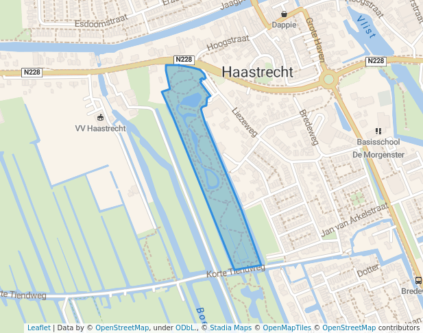 Overtuin Bisdom van Vliet in Haastrecht | Map and Routes
