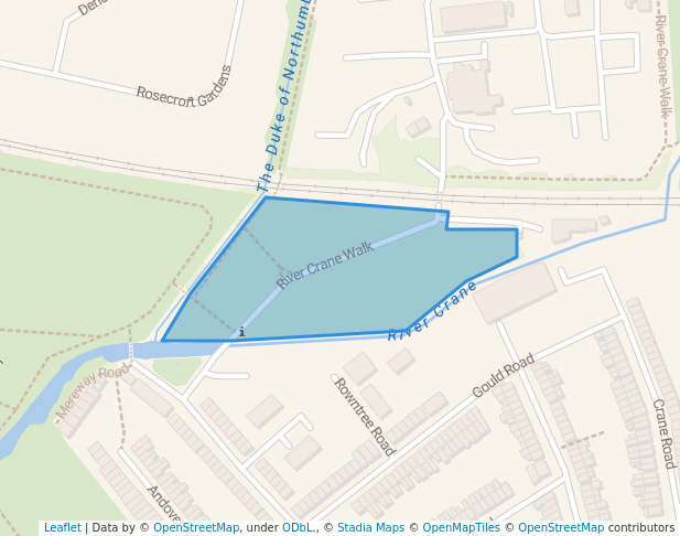 Mereway Nature Reserve in London | Map and Routes