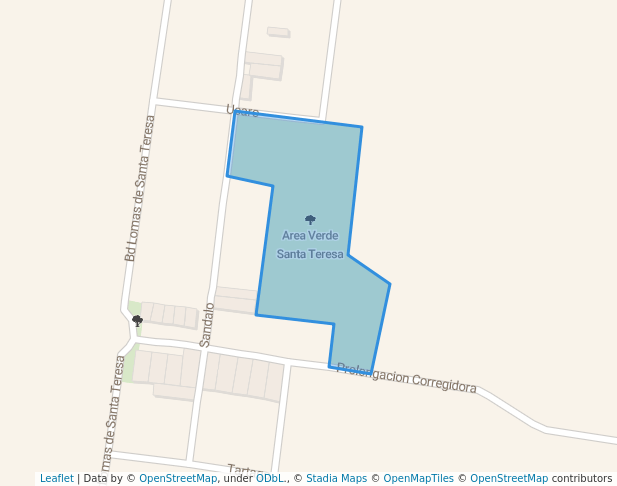 Area Verde Santa Teresa in Moroleón | Map and Routes