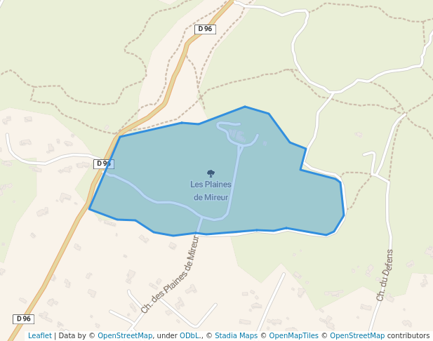 Les Plaines de Mireur in Callian | Map and Routes
