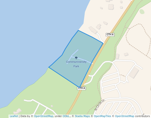 Communiversity Park in Green Bay | Map and Routes