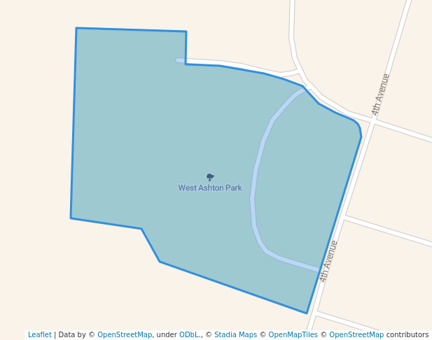 West Ashton Park in Ashton | Map and Routes