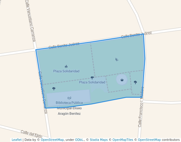 Plaza Solidaridad in Temixco | Map and Routes