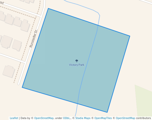 Victory Park in Windsor | Map and Routes
