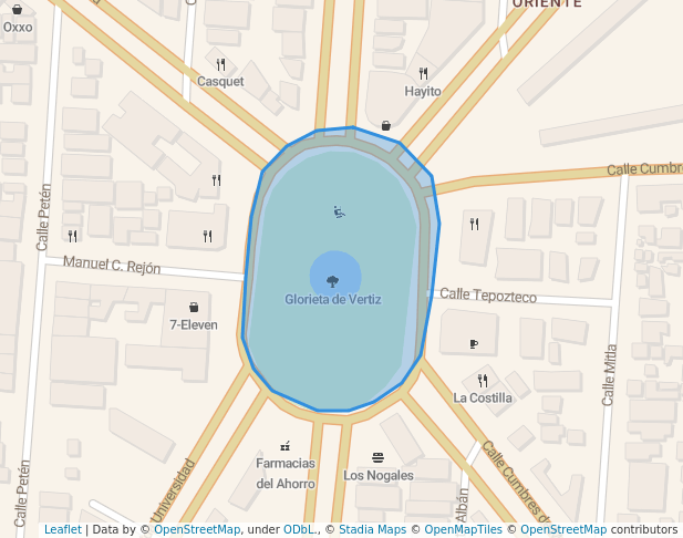 Glorieta de Vertiz in Ciudad de México | Map and Routes