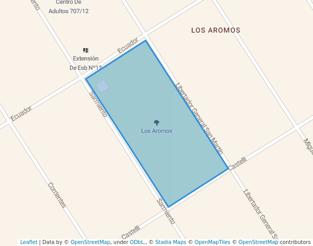 Los Aromos in General Rodríguez | Map and Routes