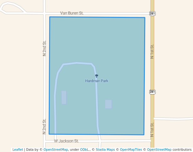Hardman Park in Osborne | Map and Routes
