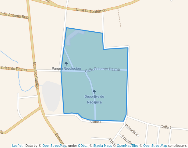 Deportiva de Nacajuca in Nacajuca | Map and Routes