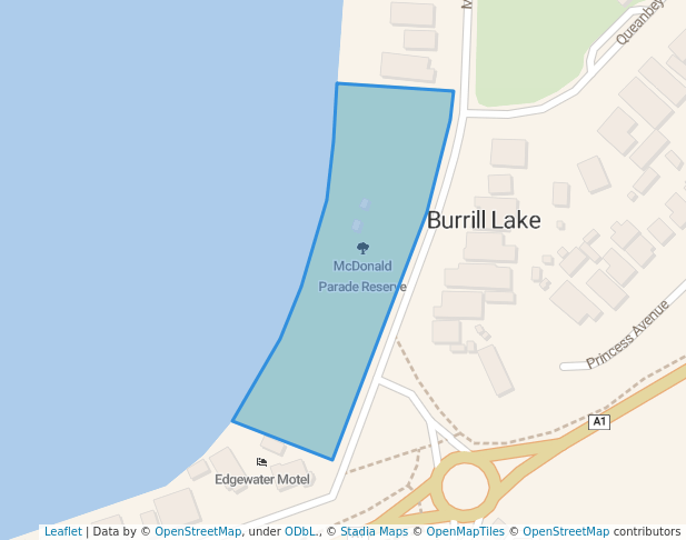 McDonald Parade Reserve in Burrill Lake | Map and Routes