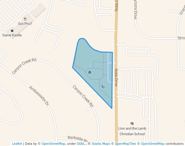 Canyon Creek Park in Reno | Map and Routes