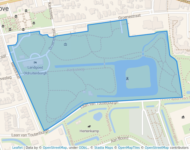 Park Oldruitenborgh in Vollenhove | Map and Routes