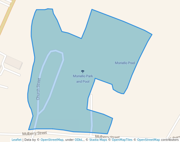 Moriello Park and Pool in New Paltz | Map and Routes