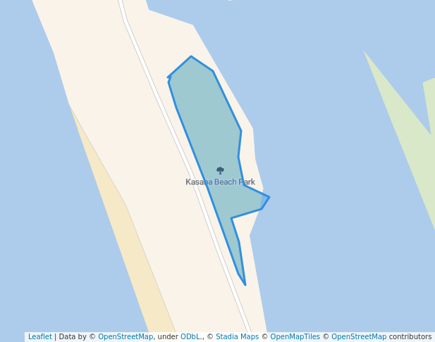 Kasaba Beach Park in Kalnad | Map and Routes