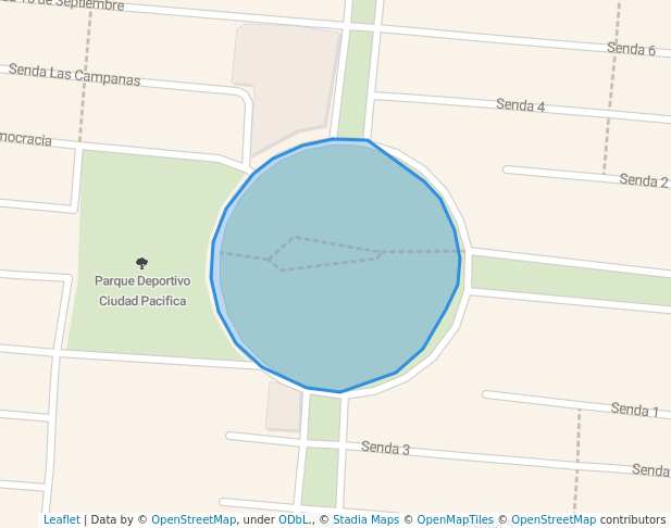 Parque Ciudad Pacifica in San Miguel | Map and Routes