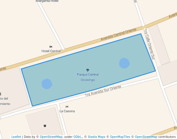 parque central in Ocosingo | Map and Routes