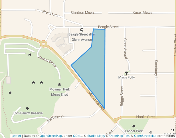 Genders Park in Mosman Park | Map and Routes