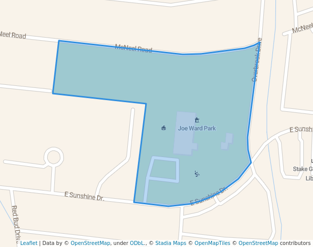 Joe Ward Park in San Antonio | Map and Routes