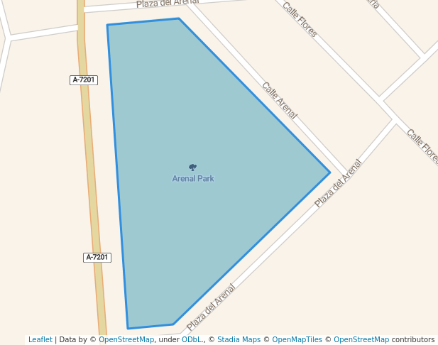 Arenal Park in Villanueva de Algaidas | Map and Routes