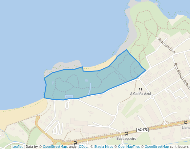 Parque das Trece Rosas in Oleiros | Map and Routes