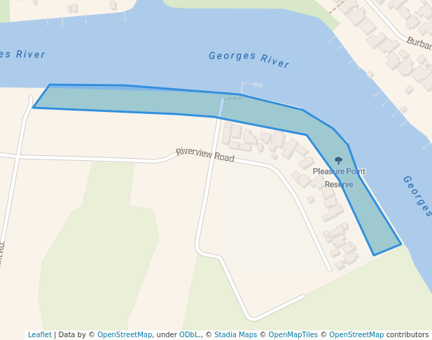 Pleasure Point Reserve in Pleasure Point | Map and Routes