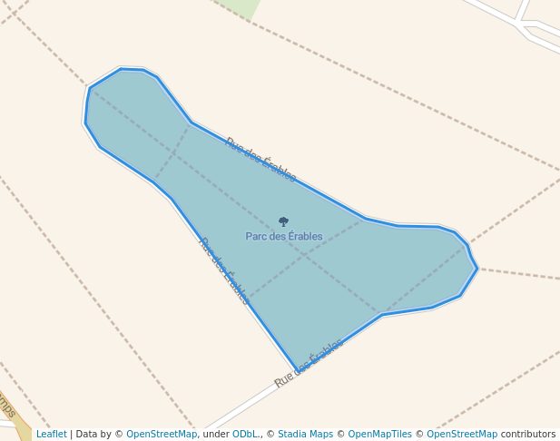 Parc des Érables in Repentigny | Map and Routes
