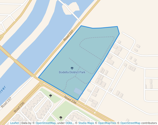 Bodella District Park in New Delhi | Map and Routes