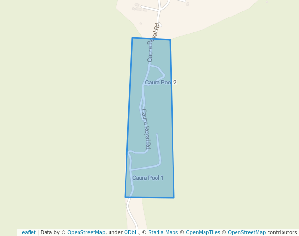 Caura River Pools in La Veronica | Map and Routes