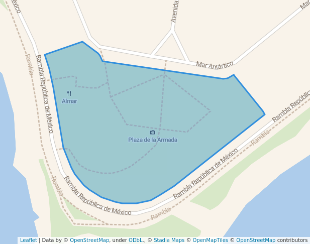 Plaza de la Armada in Montevideo | Map and Routes