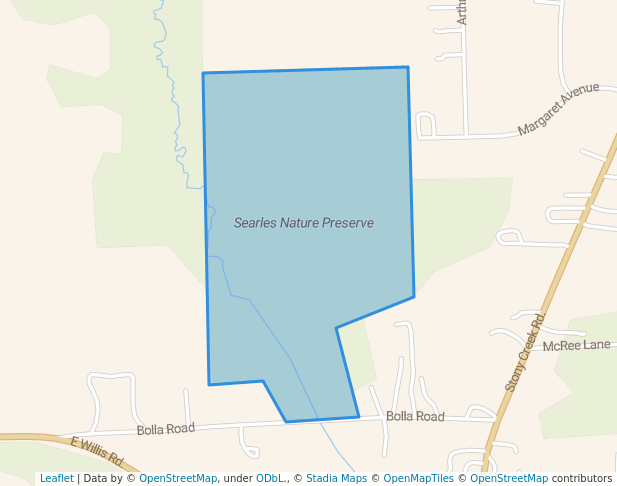 Searles Nature Preserve in Ypsilanti | Map and Routes