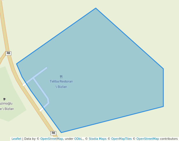 Teliba Restoran in Bizlan | Map and Routes