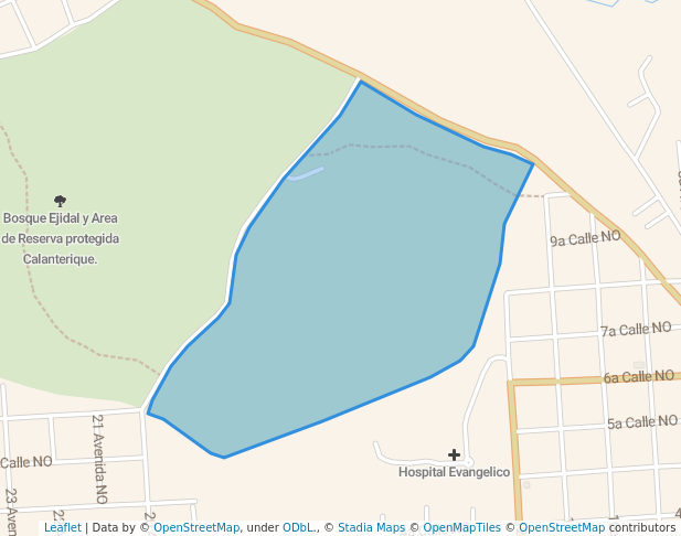 Reserva natural "Bosque Calanterique" in Siguatepeque | Map and Routes