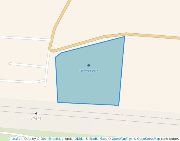 raiilway park in Umaria | Map and Routes