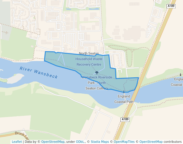 Wansbeck Riverside Park - North Seaton Colliery in Ashington | Map and ...