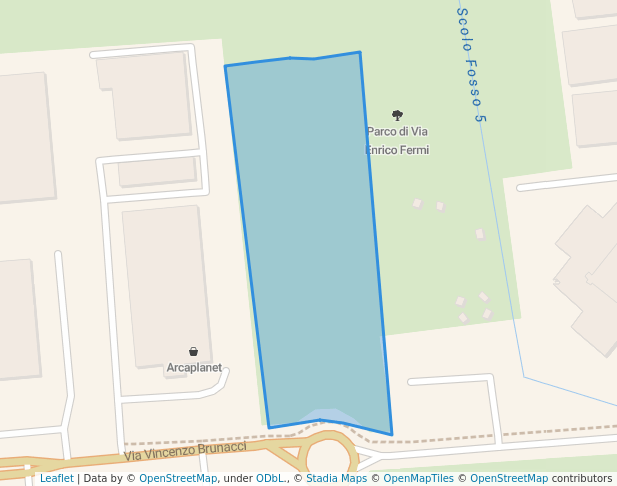 Parco di Via Enrico Fermi in Venezia | Map and Routes