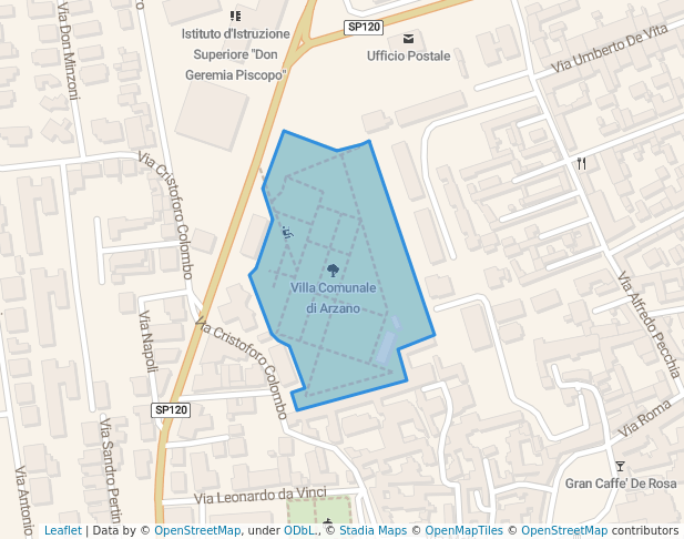 Villa Comunale di Arzano in Arzano | Map and Routes