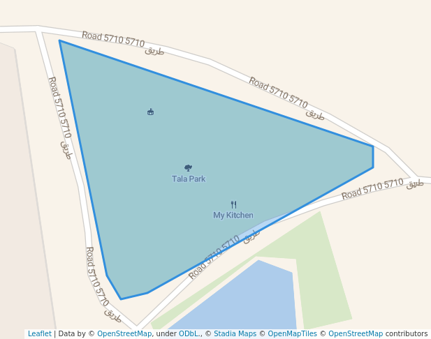 Tala Park in Amwaj | Map and Routes