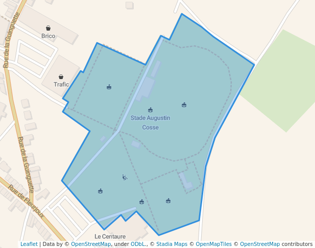 Plaine de Fleurus in Fleurus | Map and Routes