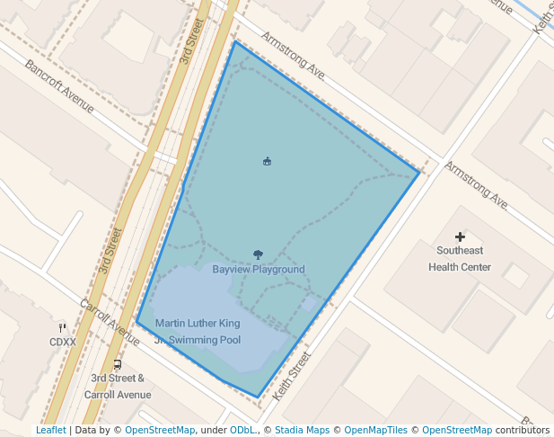 Bayview Playground in San Francisco | Map and Routes